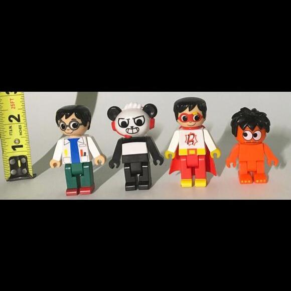 Lego | Toys | Ryans World Action Figures Lot Of 4 | Poshmark